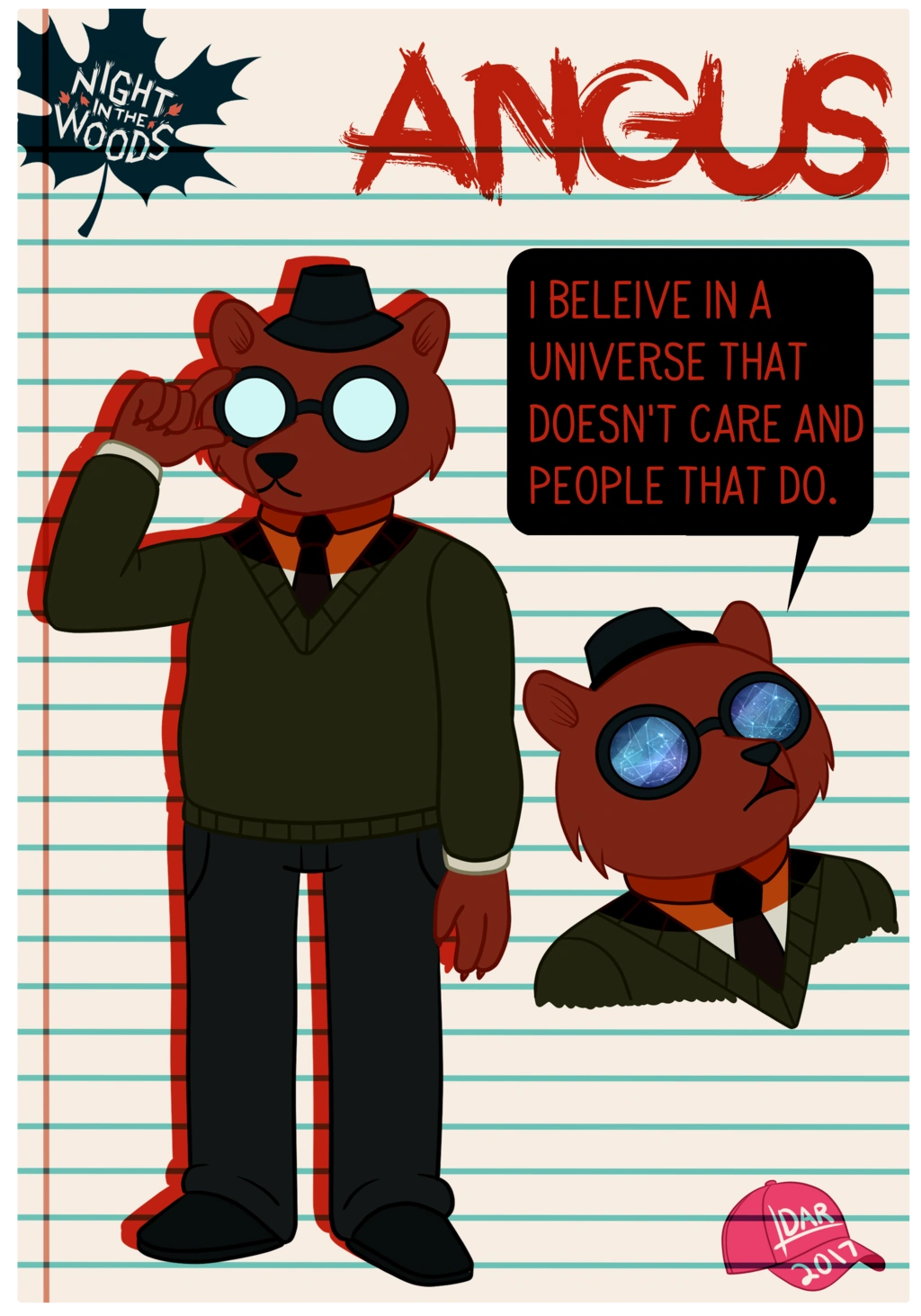 Angus Delaney (Night in the Woods) | The Family Series Wiki | Fandom