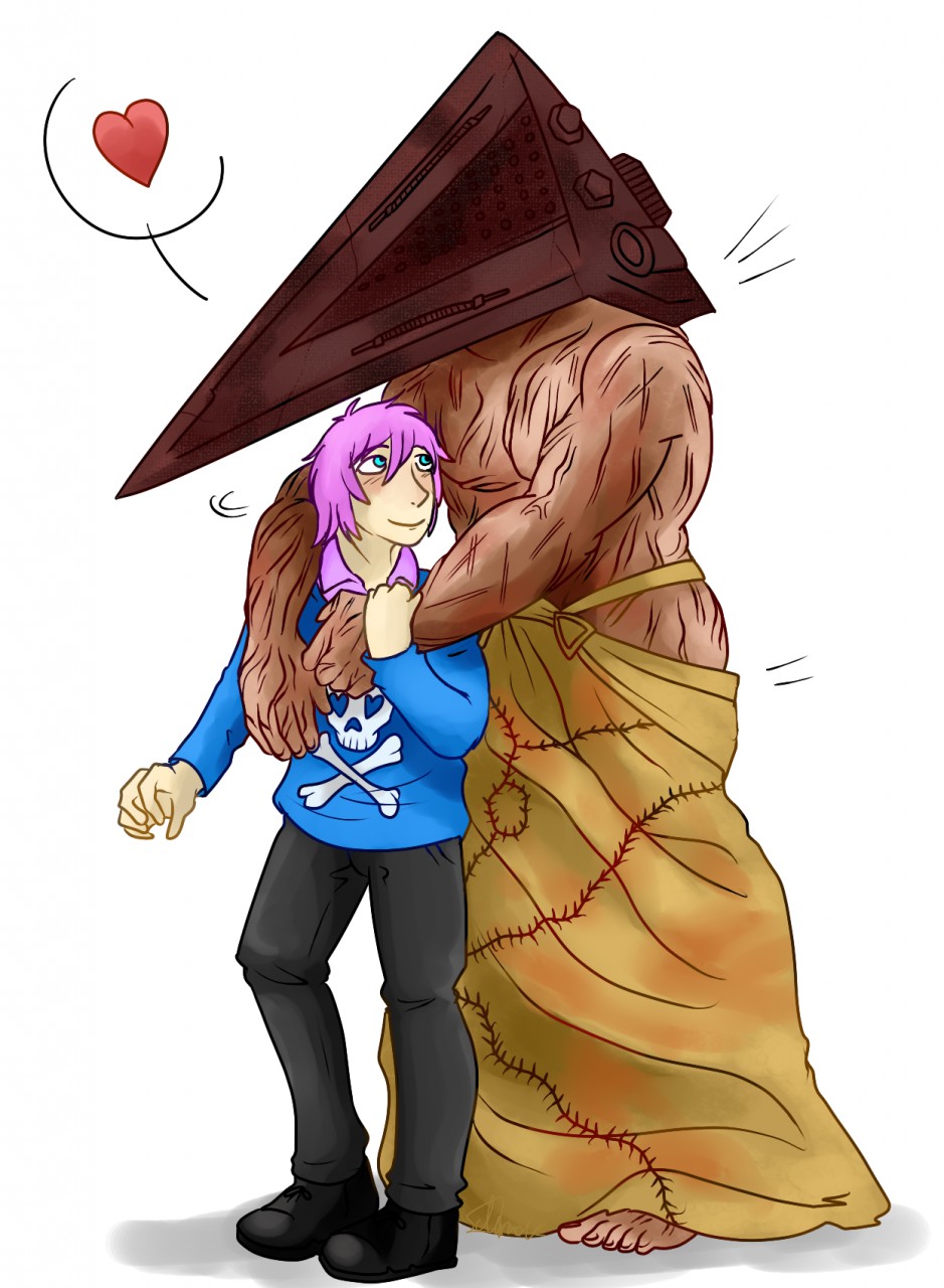 Slenderman X Pyramid Head
