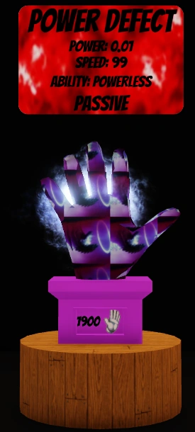 Power Defect | The Fanmade Gloves of Slap Battles Wiki | Fandom