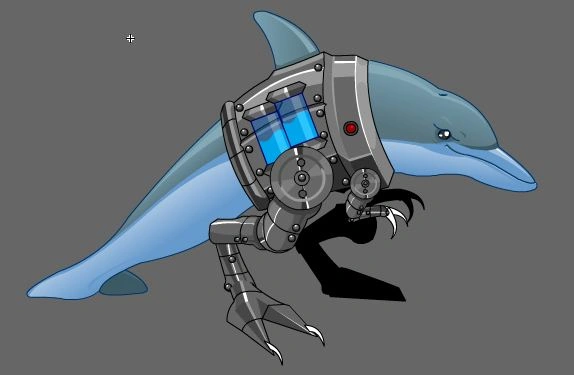 Brute Dolphin Forces Soldier | The fanon boss fights Wiki | Fandom