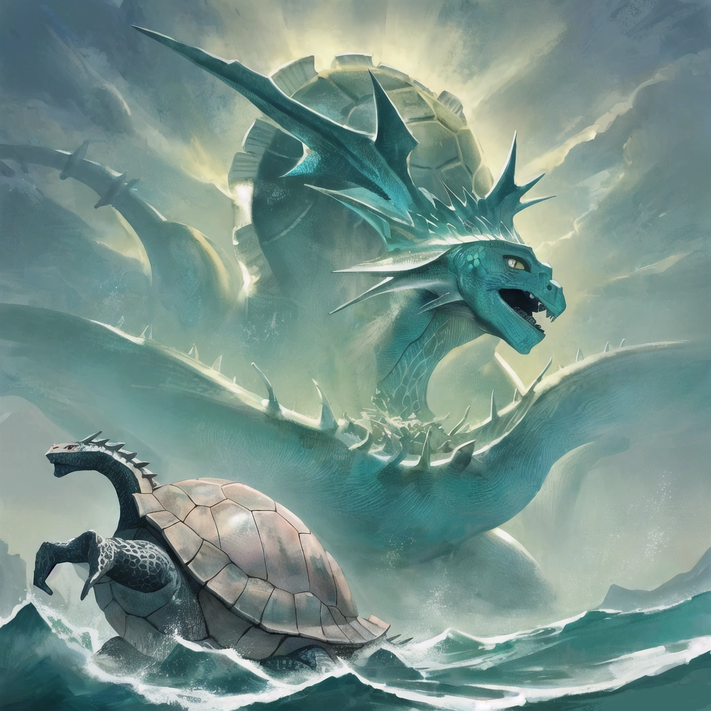 Treosanth The Great Dragon Turtle | The Fates of Egoa Wiki | Fandom