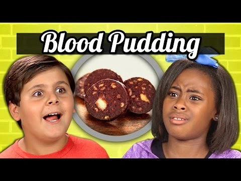 KIDS vs. FOOD - BLOOD PUDDING | The fine bros Wiki | Fandom