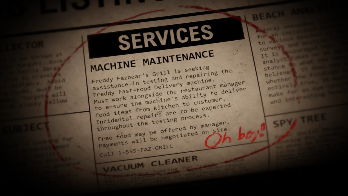 Newspaper Intro | The FNAF Fan Game Wikia | Fandom