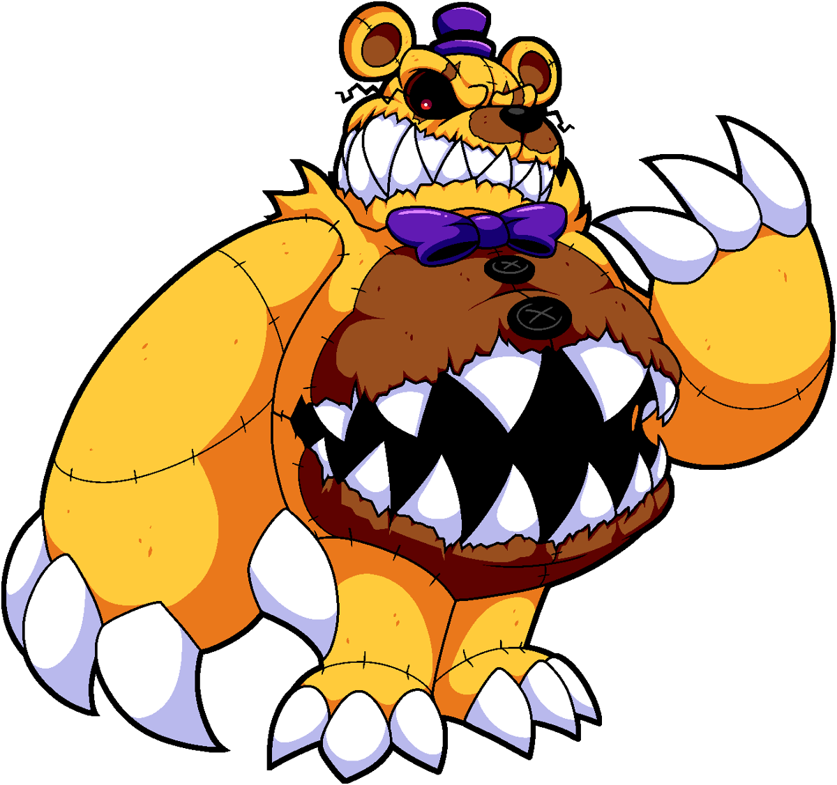 Nightmare Fredbear | The FNAF Fan Game Wikia | Fandom