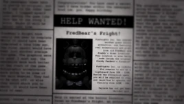 Newspaper Ad (Fredbear's Fright) | The FNAF Fan Game Wikia | Fandom