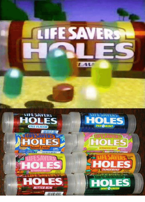 Holes candy store