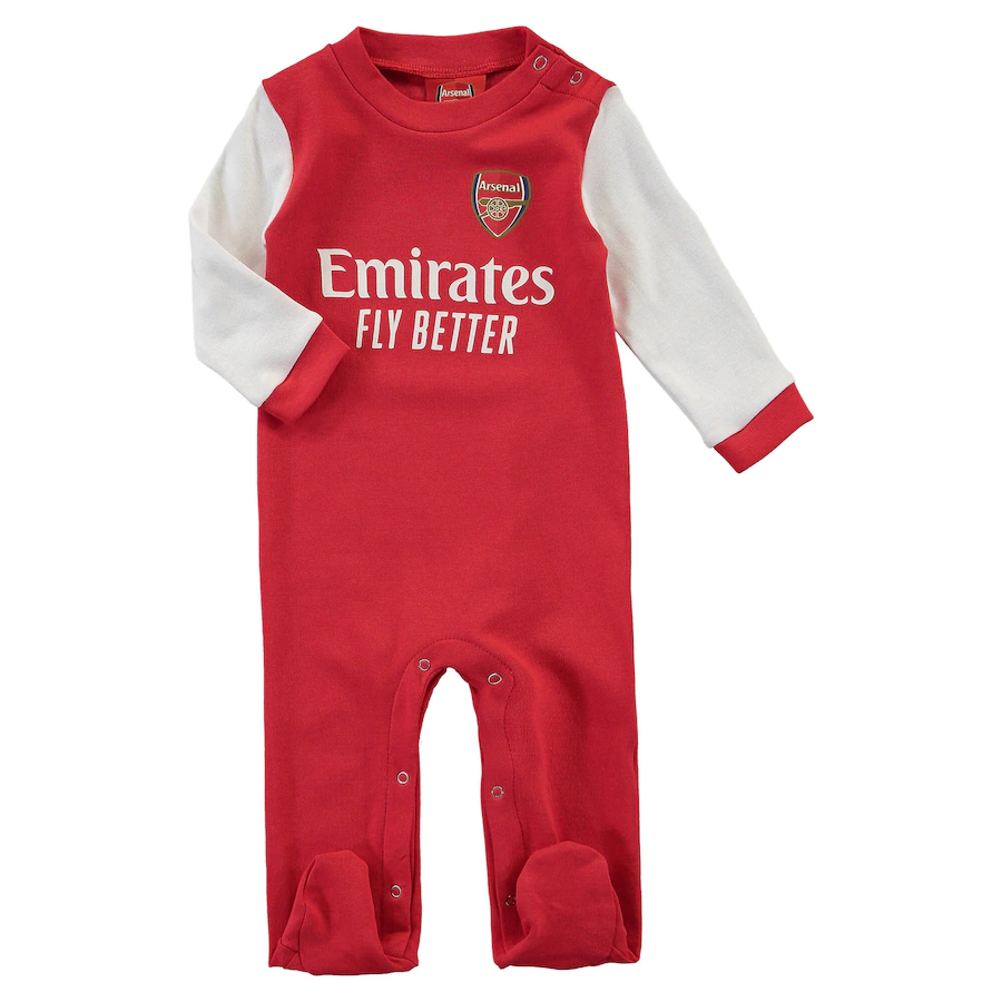 Arsenal Home Kit Baby Sleepsuit - Red | Football Wiki | Fandom