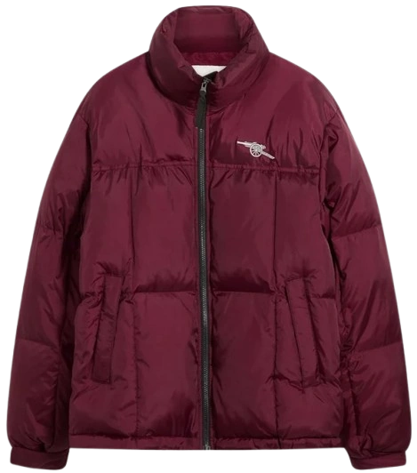 Arsenal Burgundy Cannon Puffer Jacket | Football Wiki | Fandom
