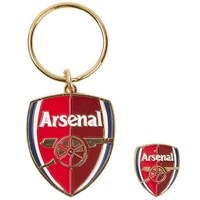 Arsenal Crest Keyring and Badge Set | Football Wiki | Fandom