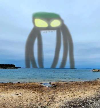 Island head | The giants Trevor Henderson creations Wiki | Fandom