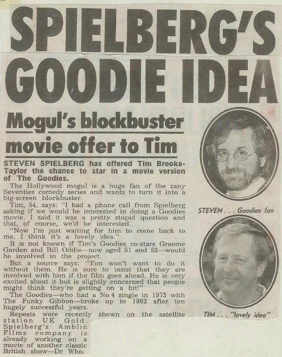 Unmade "The Goodies" Film | The Goodies Encyclopedia | Fandom