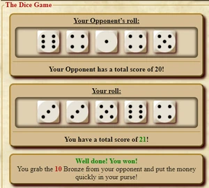 Dice Game | The Grail Lords Wikia | Fandom