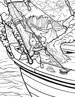 green ember coloring pages