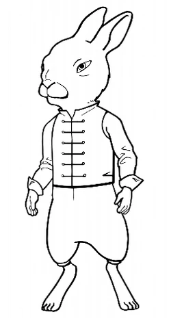 peter rabbit lily coloring pages