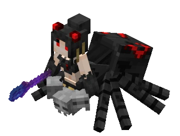 Cave Spider Girl Minecraft Skin