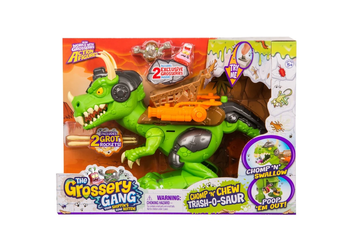 Chomp 'n Chew Trash-o-saur | The Grossery Gang Wikia | Fandom