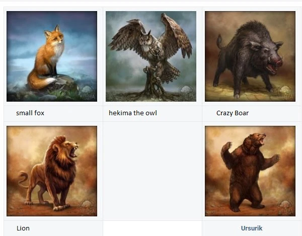 Beasts Collection | The Heavens Wikia | Fandom