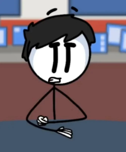 Dark Haired BCC News Reporter (Art's Mission) | The Henry Stickmin ...
