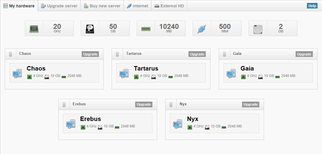 Servers | The HEX Wikia | Fandom