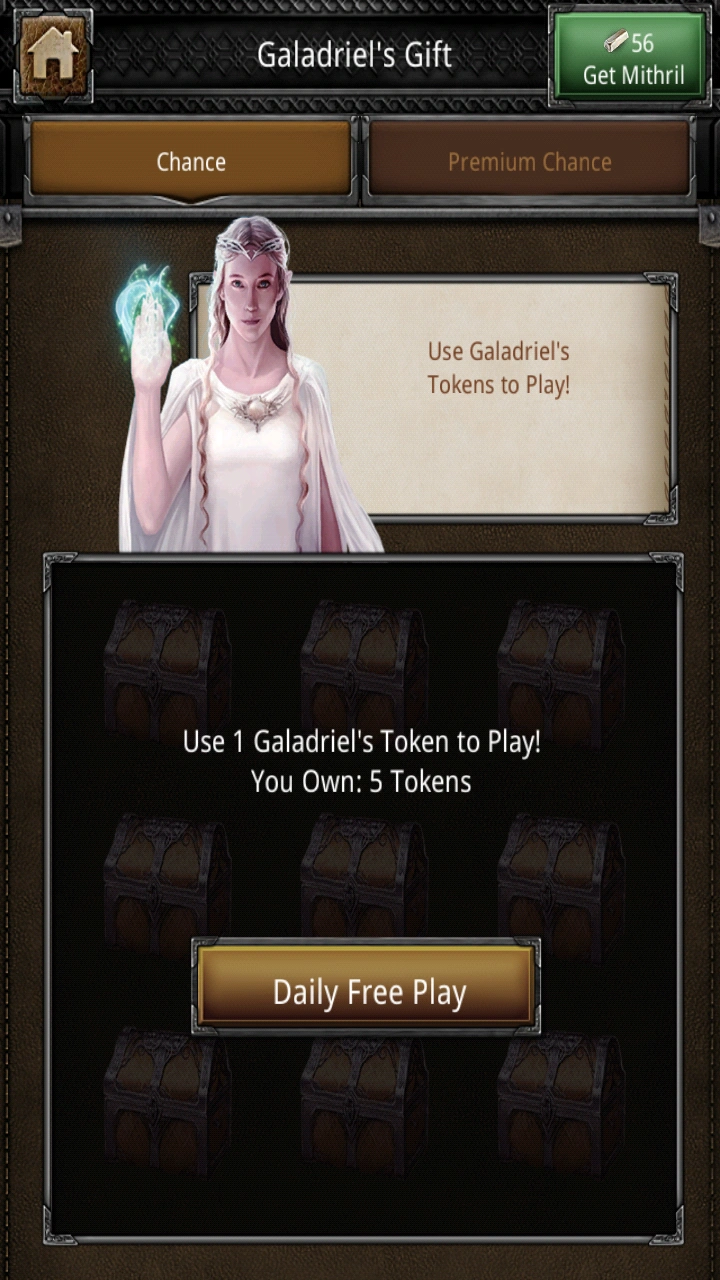 Galadriel's Token | The Hobbit Kingdoms of Middle Earth Kabam Wiki | Fandom