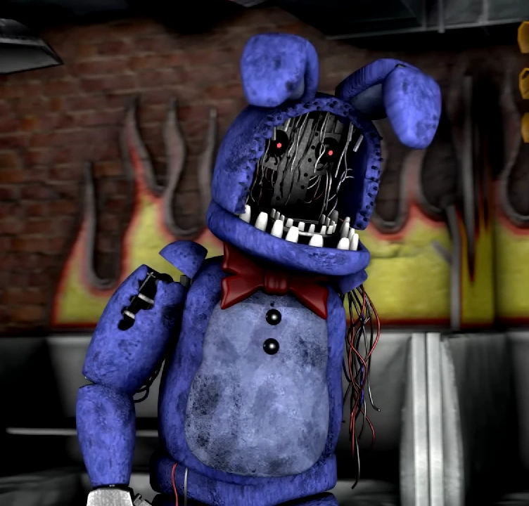 fnaf 2 withered bonnie coloring pages