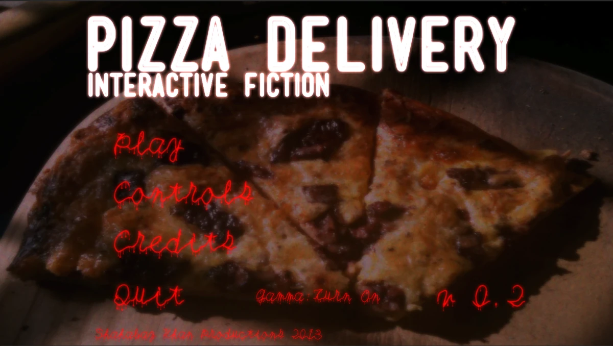 Pizza Delivery - Interactive Fiction (2013) | The Indie Horror Game ...