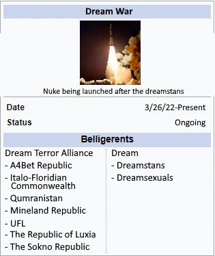 The Dream War | The infinity realms Wiki | Fandom