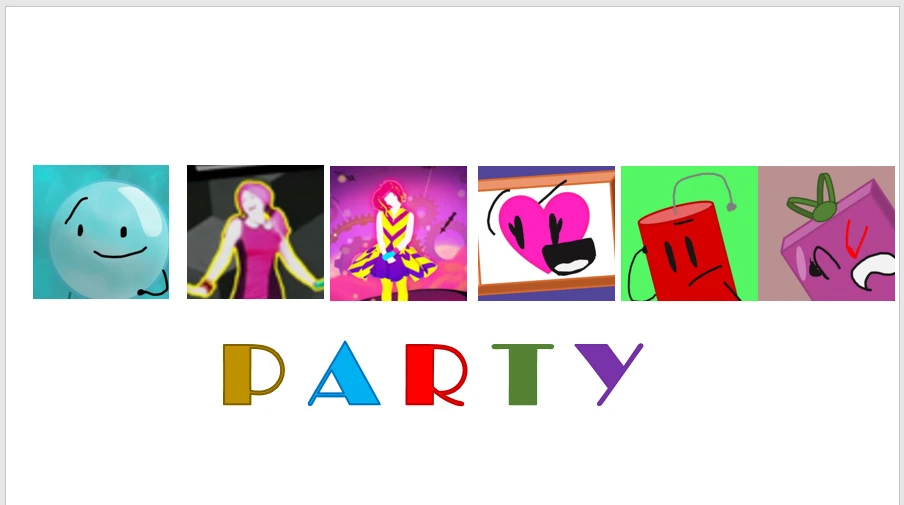 P A R T Y | The Island Of The ObjectPedia Wiki | Fandom