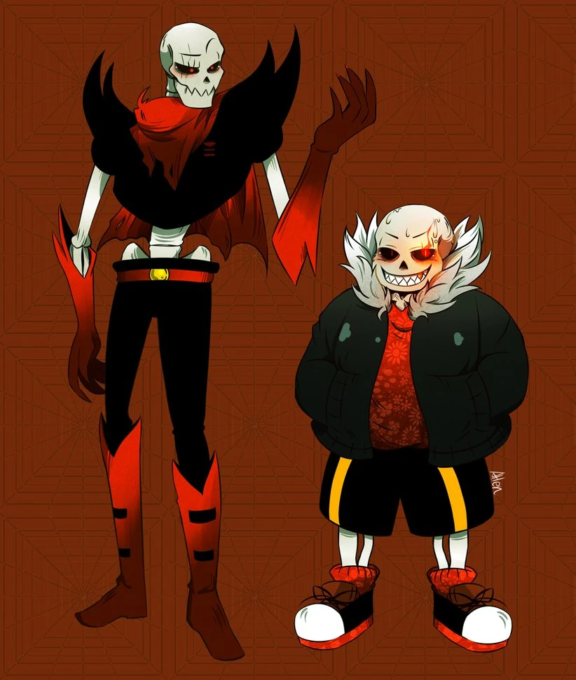 Nega Sans and Papyrus | The Jesse Show Wikia | Fandom