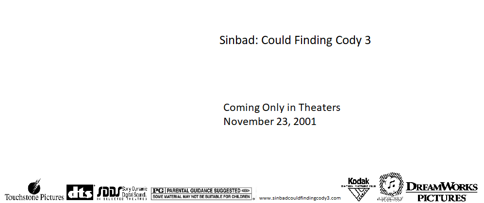 Sinbad: Could Finding Cody 3 | The JH Movie Collection's Official Wiki ...