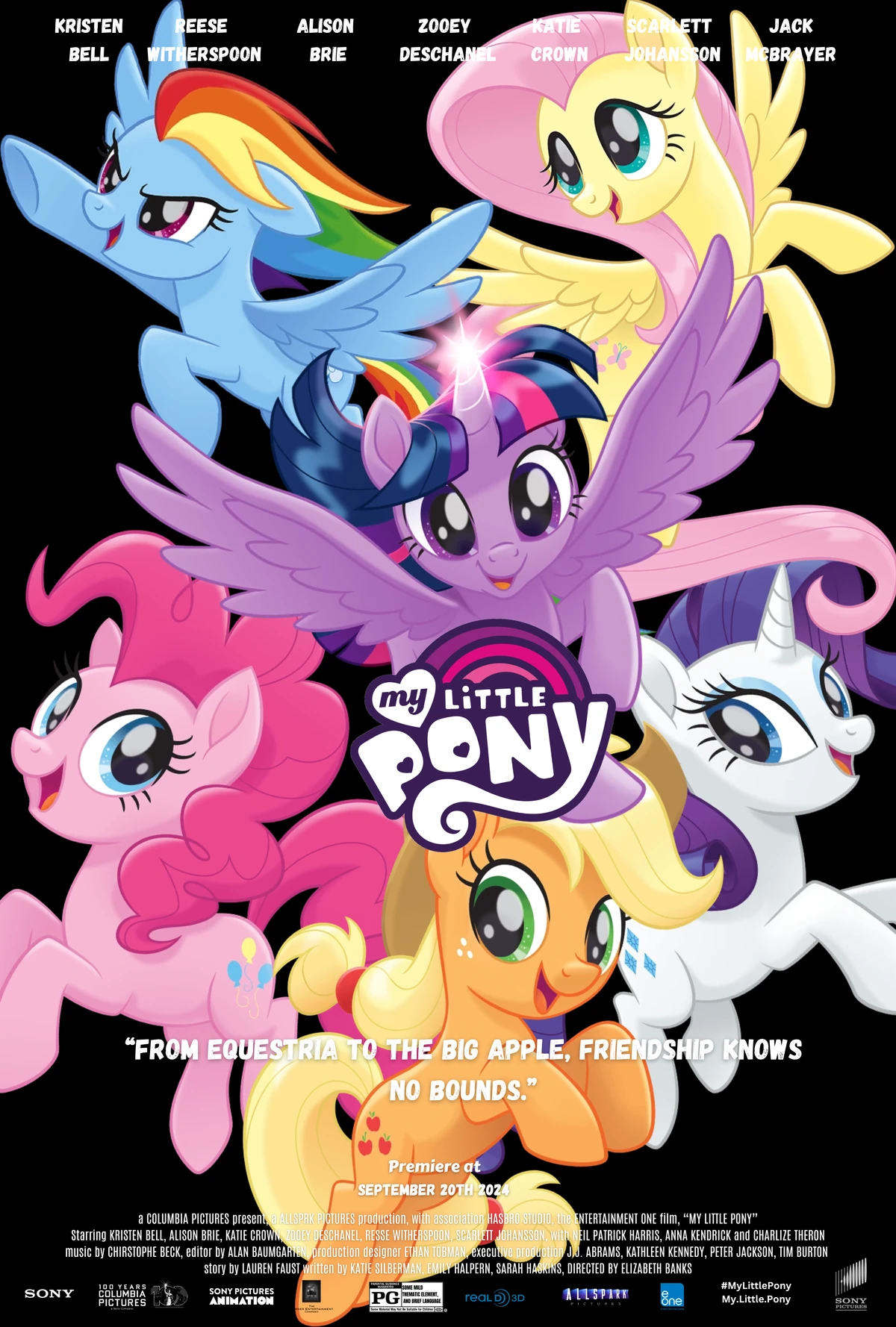 how to draw my little pony the movie characters