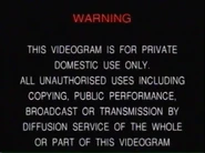 Universal Studios Home Entertainment Warning Screens | The JH Movie ...