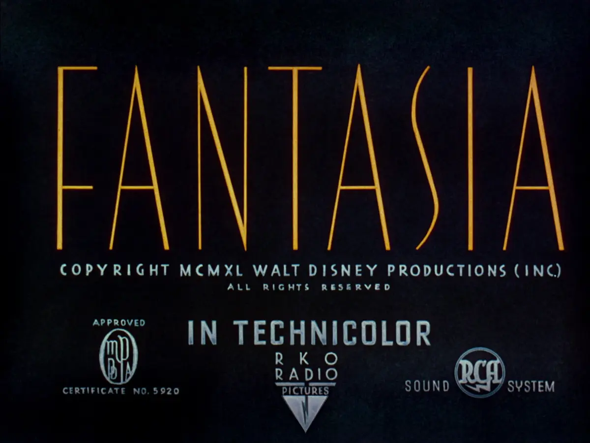 Fantasia (1940 film)/Credits | The JH Movie Collection's Official Wiki ...