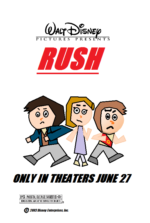 Rush (2003 Disney animated faning film) | The JH Movie Collection's ...