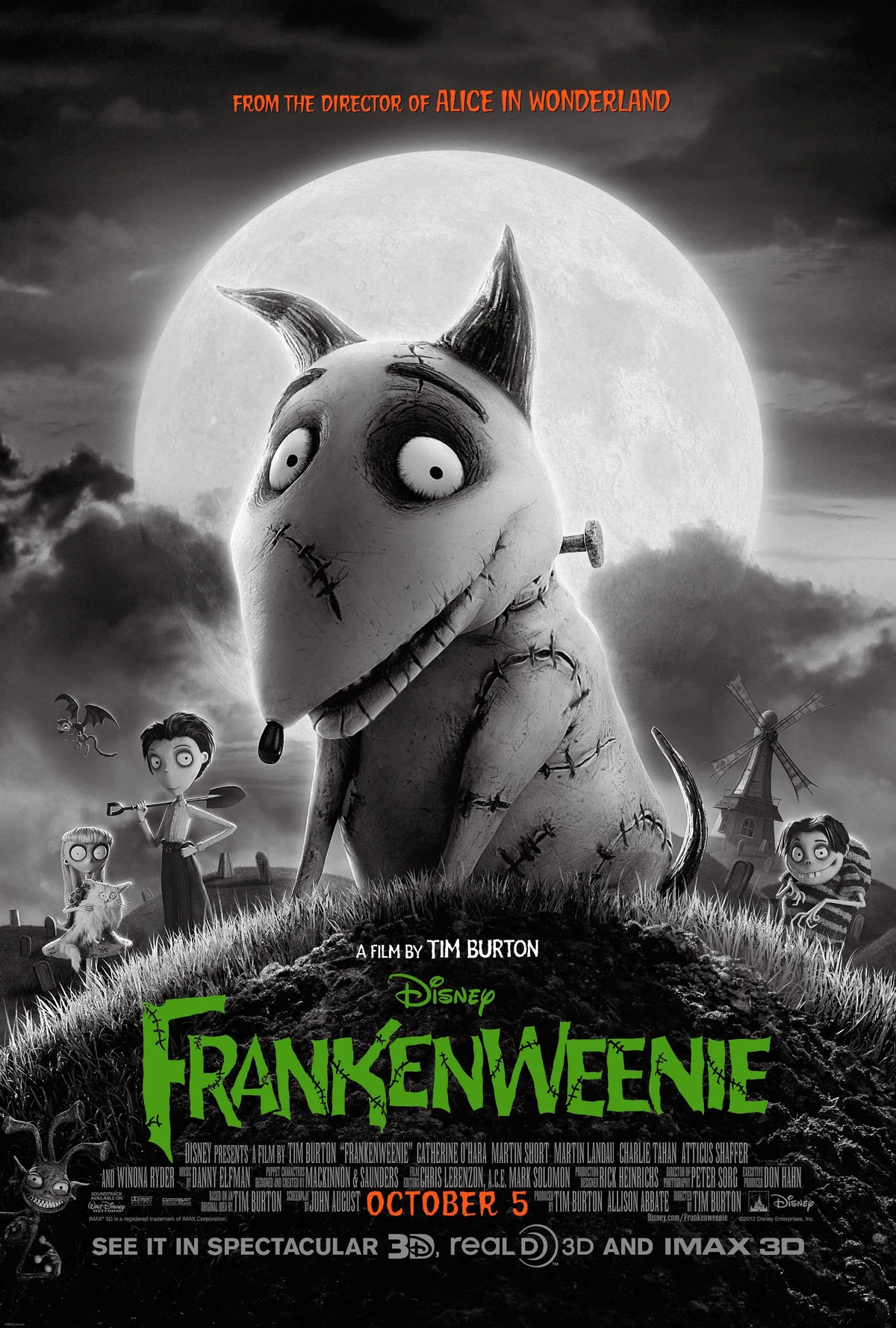 Frankenweenie (2012 film) | The JH Movie Collection's Official Wiki ...