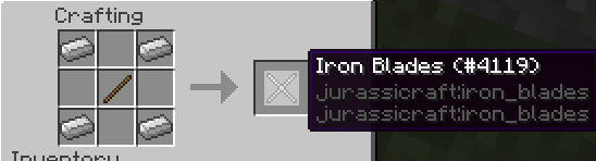 Iron Blades | The JurassiCraft Minecraft Mod Wiki | Fandom
