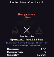 Lute Hero's Loot | The Last Hero of Nostalgaia Wiki | Fandom