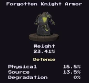 Forgotten Knight Set | The Last Hero of Nostalgaia Wiki | Fandom