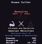 Scope Cutter | The Last Hero of Nostalgaia Wiki | Fandom