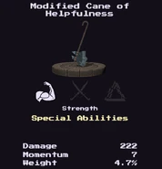 Modified Cane of Helpfulness | The Last Hero of Nostalgaia Wiki | Fandom