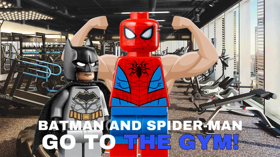 Batman and Spider-Man Go to the Gym! | The LEGO Batman and Spider-Man ...