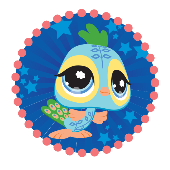 lps coloring pages peacock