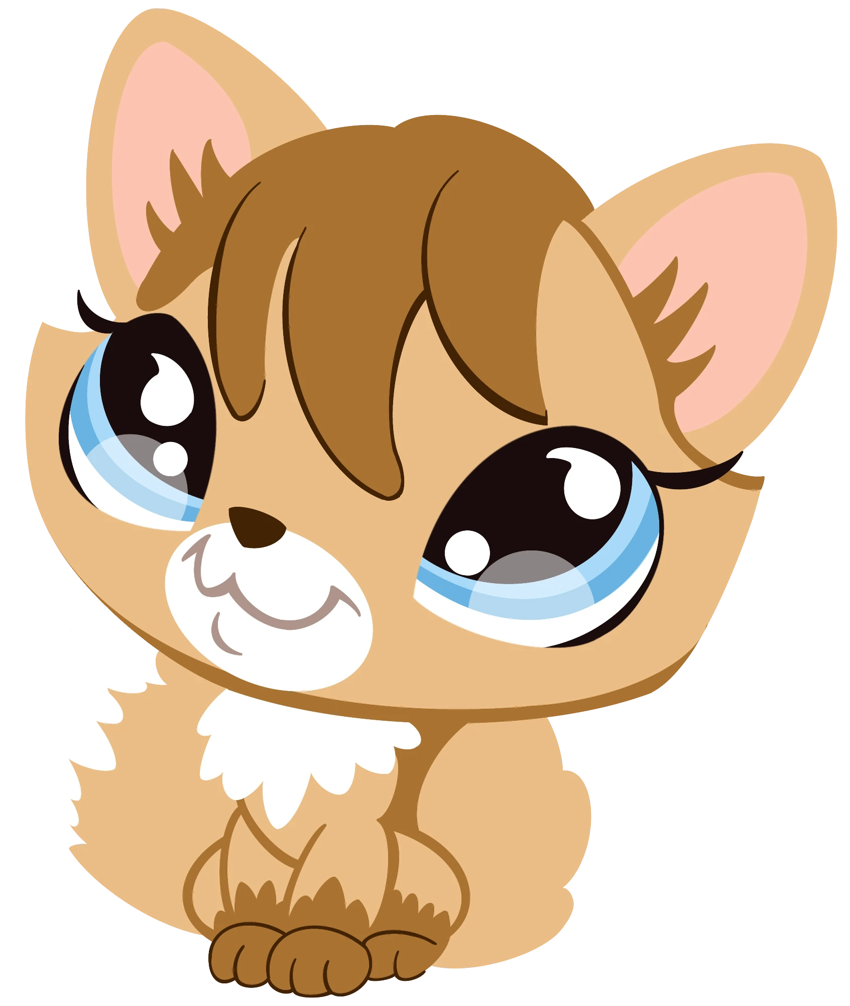 littlest pet shop fox coloring pages