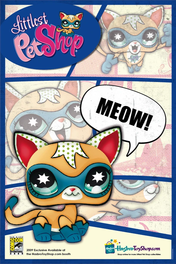 Superhero Cat (Comic Con 2009) | Littlest Pet Shop Collector's Wiki ...