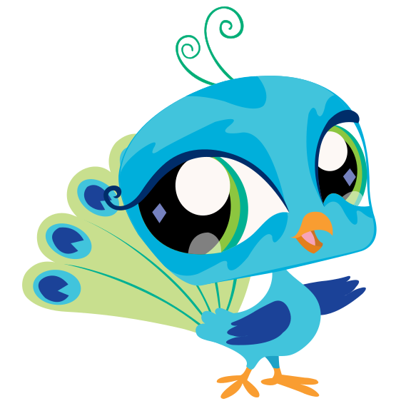 lps coloring pages peacock