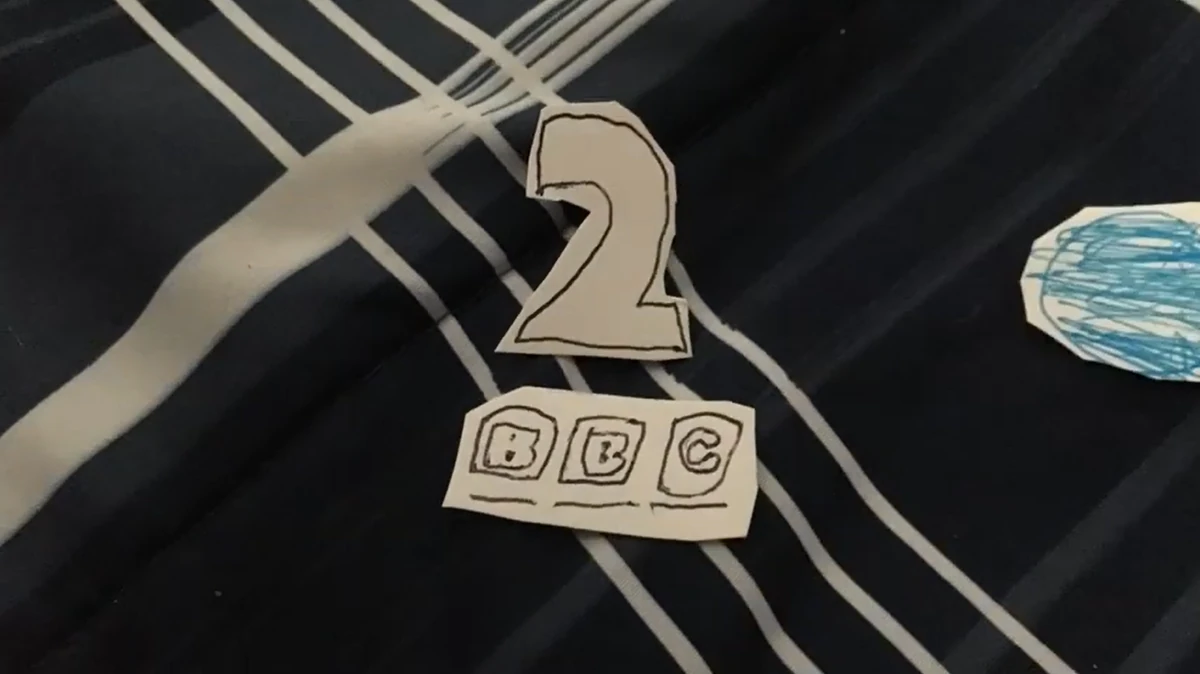 BBC Two Paint ID 1994 Logo In Paper | The Logo Show Encyclopedia Wiki ...