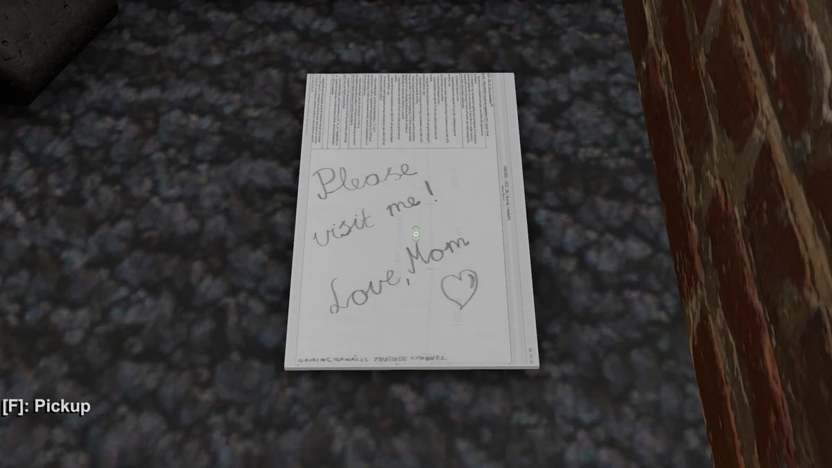 Letter from Mom | The Long Drive Wiki | Fandom