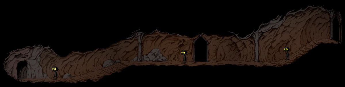 Western Caves entrance hallway | The Longing Wiki | Fandom