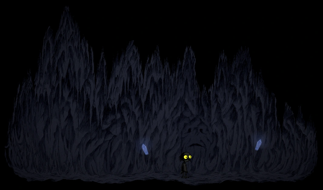 Blue face cave | The Longing Wiki | Fandom