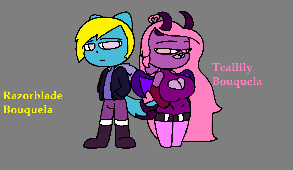 Razorblade and Teallily Bouquela | The Love squad Wiki | Fandom